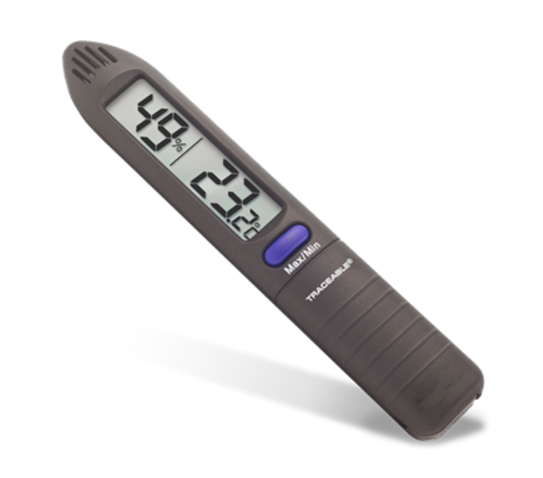 HIGRÓMETRO DIGITAL TIPO PLUMA CON CERTIFICADO Nº Catálogo CC-4093 – RORER